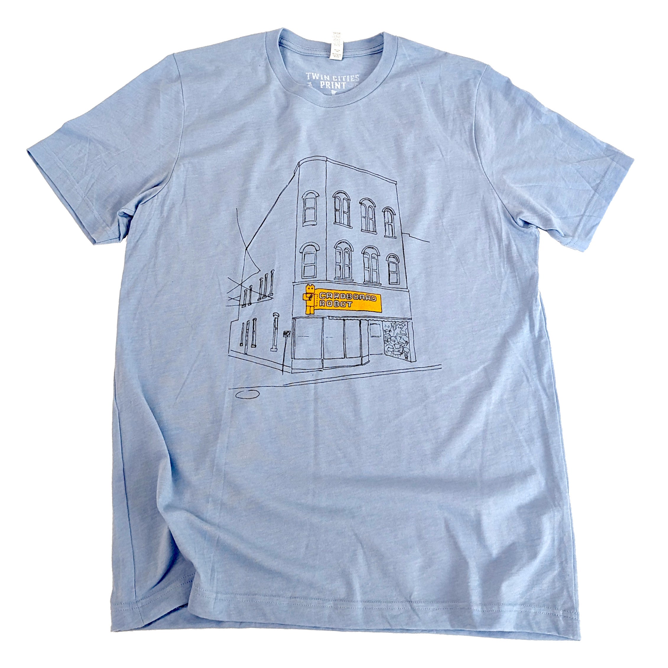 Cardboard Robot Building Tee